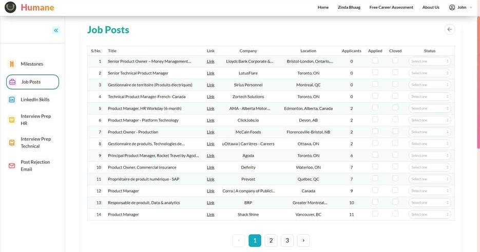 ZeroCrowd | Job Hunting Program | Humane